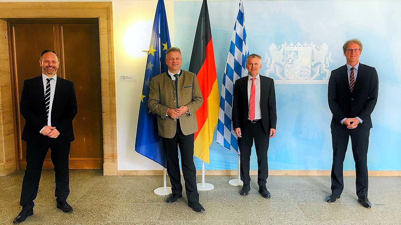 Spitzengespräch des BZV mit Staatssekretär Roland Weigert, MdL (FW ...